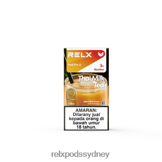 Relx Canberra - RELX Pod Pro 2 - 3 Pods Thai Milk Tea 8T60117 - RELX Pods Sydney